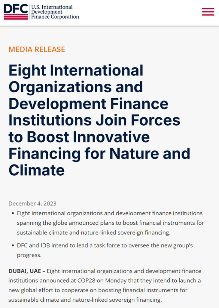 Credit Enhancement Taskforce – Financing Resilience Through Collaboration